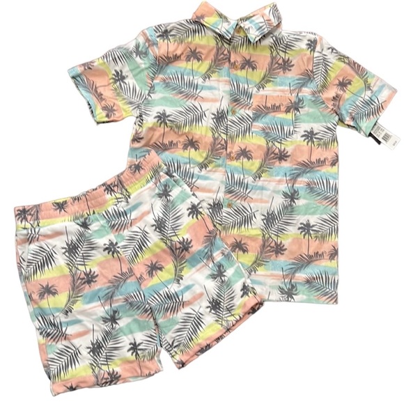 Grace Karin | Matching Sets | Nwt Kids Short Sleeve Button Down ...